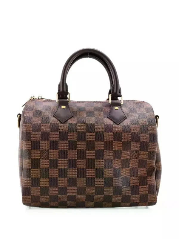 LOUIS VUITTON Speedy Bandouliere Bag Damier 25 Satchel - Brown