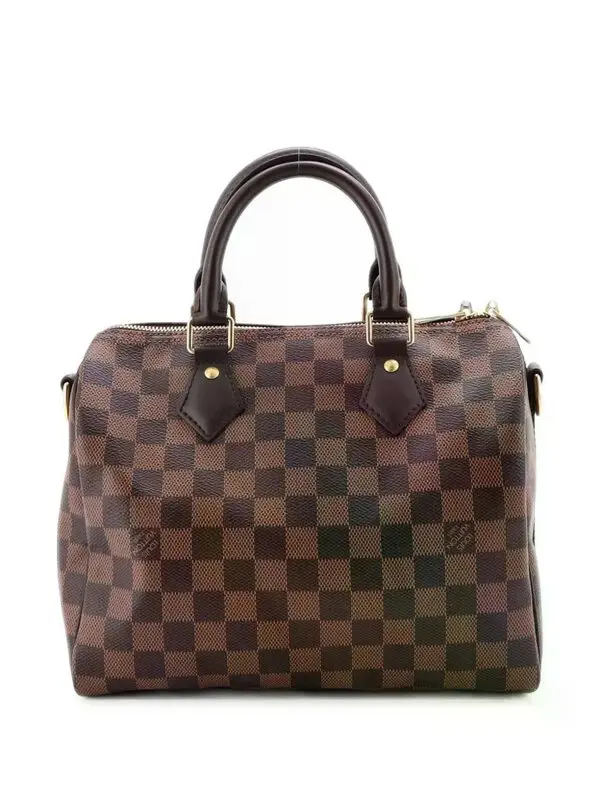 LOUIS VUITTON Speedy Bandouliere Bag Damier 25 Satchel - Brown