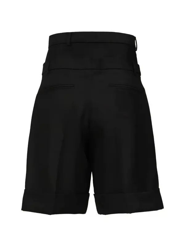 EGONLAB Double-waist Wool Shorts