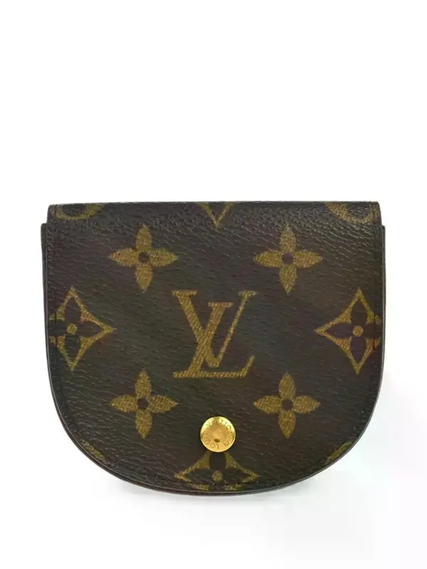 LOUIS VUITTON 2004 Monogram Porte Monnaie Gousset Coin Case