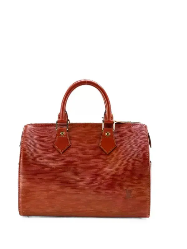 LOUIS VUITTON Speedy Handbag Epi Leather 25 Satchel