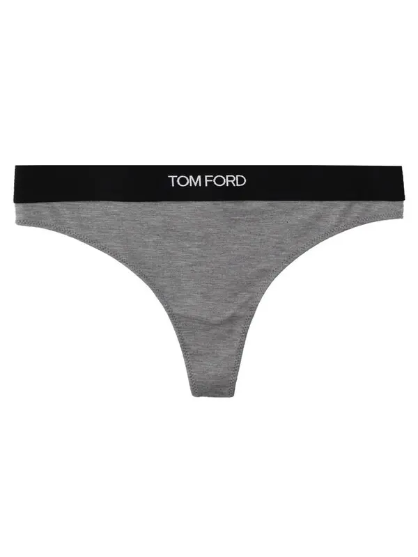 TOM FORD Perizoma Con Logo - Grey