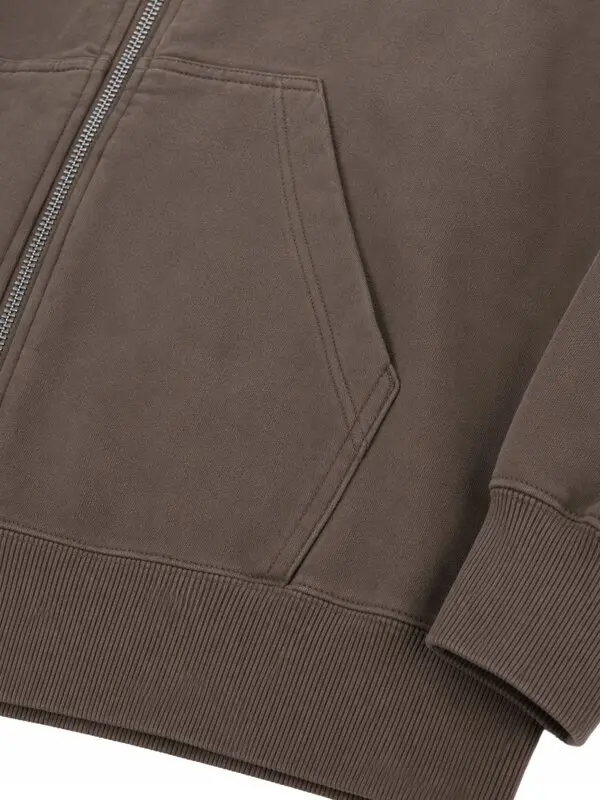 Rick Owens Mountain Hooded Zip Up Sweatshirt