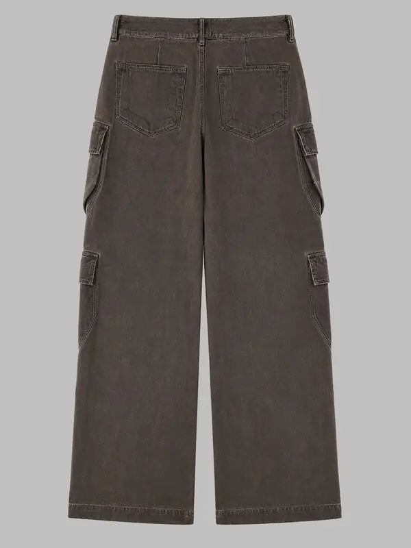 Rick Owens Cotton Denim Cargo Jeans