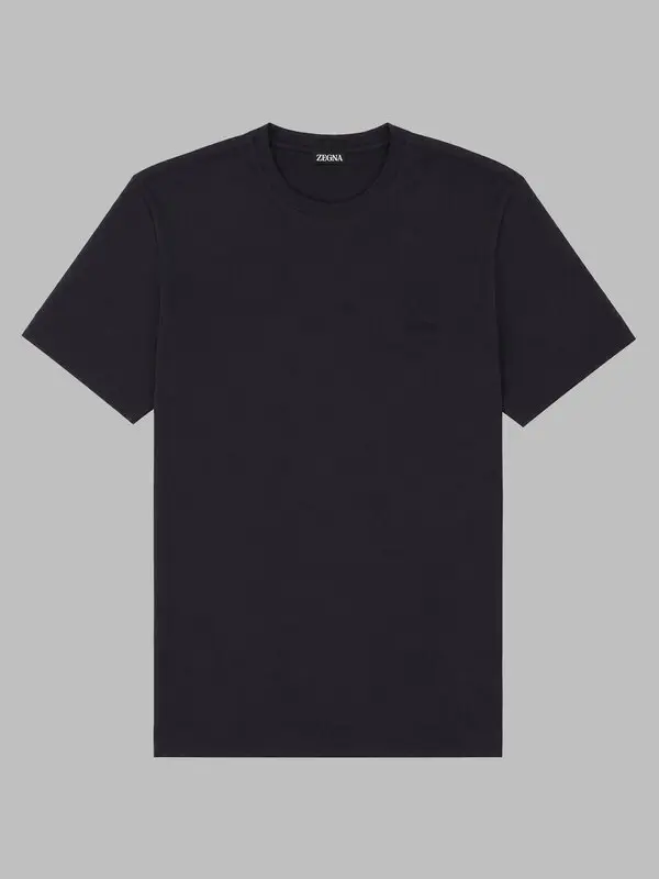 Zegna T-shirt Con Logo