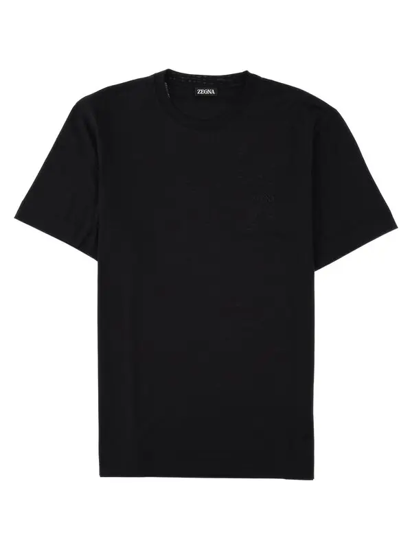 Zegna T-shirt Con Logo