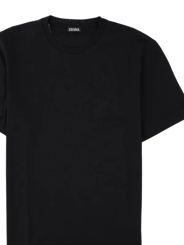 Zegna T-shirt Con Logo