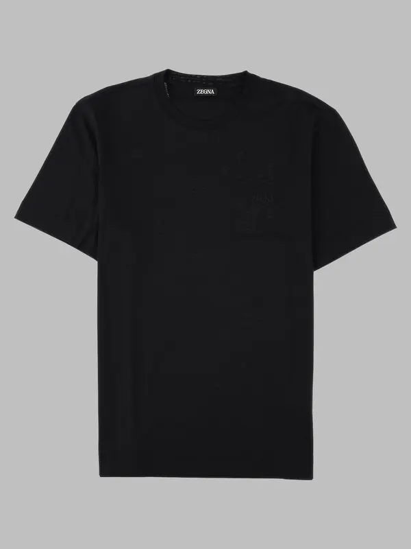 Zegna T-shirt Con Logo