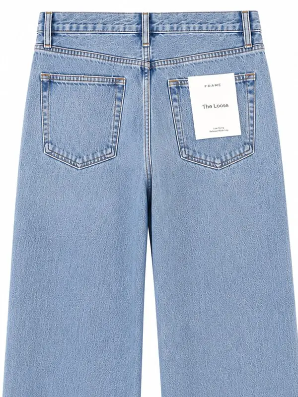 FRAME Cotton Wide Leg Jeans