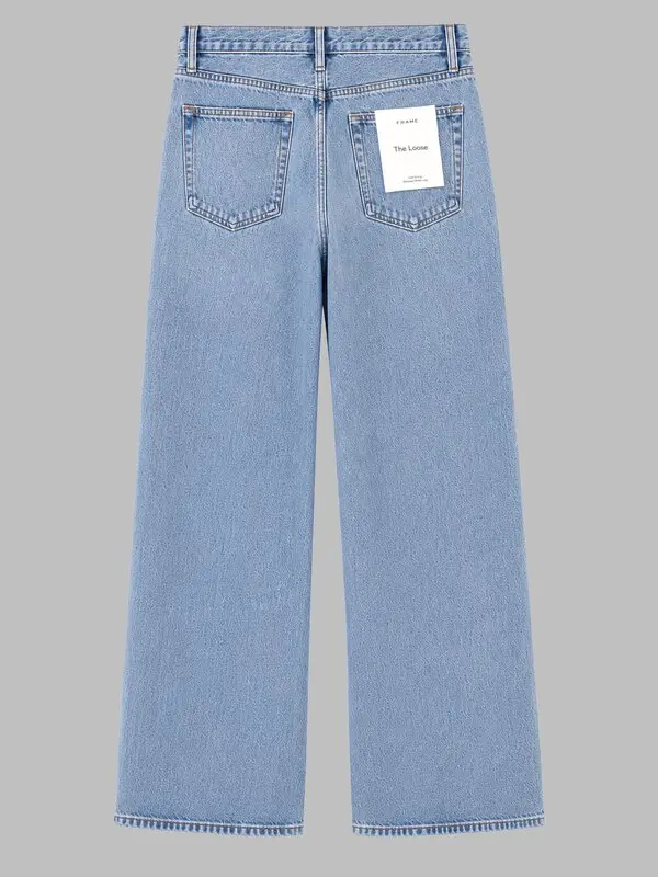FRAME Cotton Wide Leg Jeans