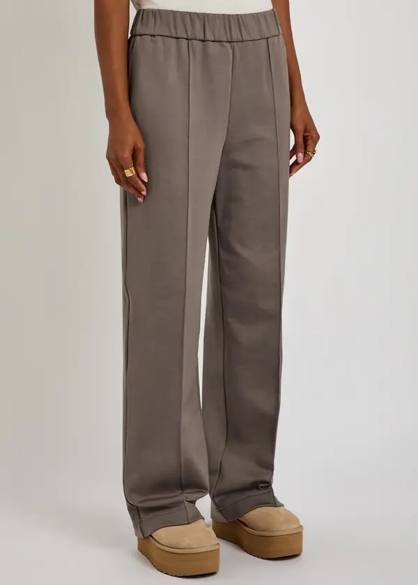 Moncler Logo-appliquéd Jersey Sweatpants