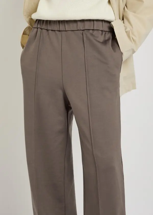 Moncler Logo-appliquéd Jersey Sweatpants