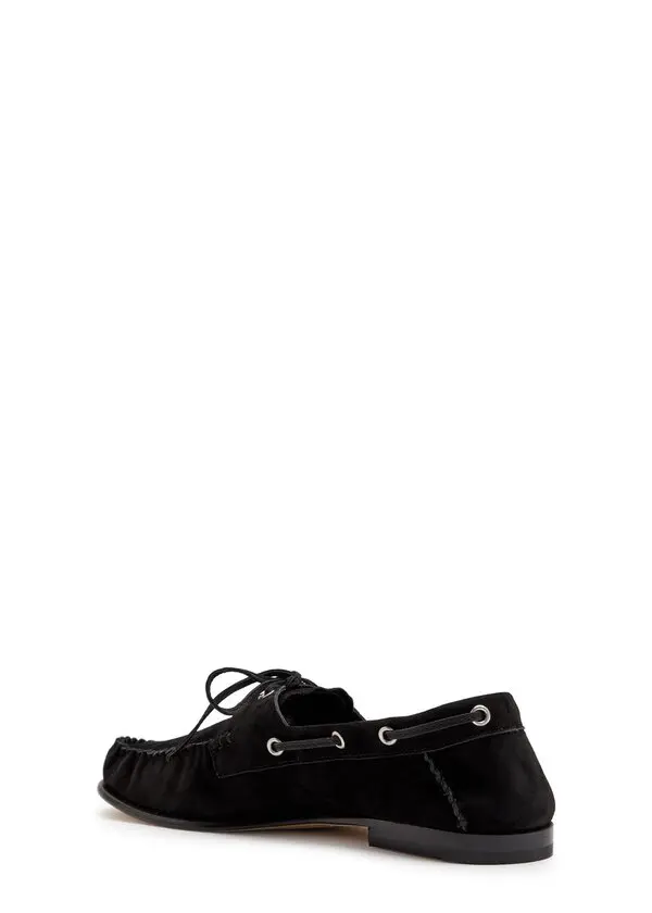 TOM FORD Theo Suede Boat Shoes