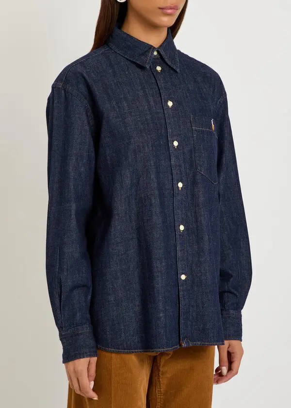 Polo Ralph Lauren Logo-embroidered Denim Shirt