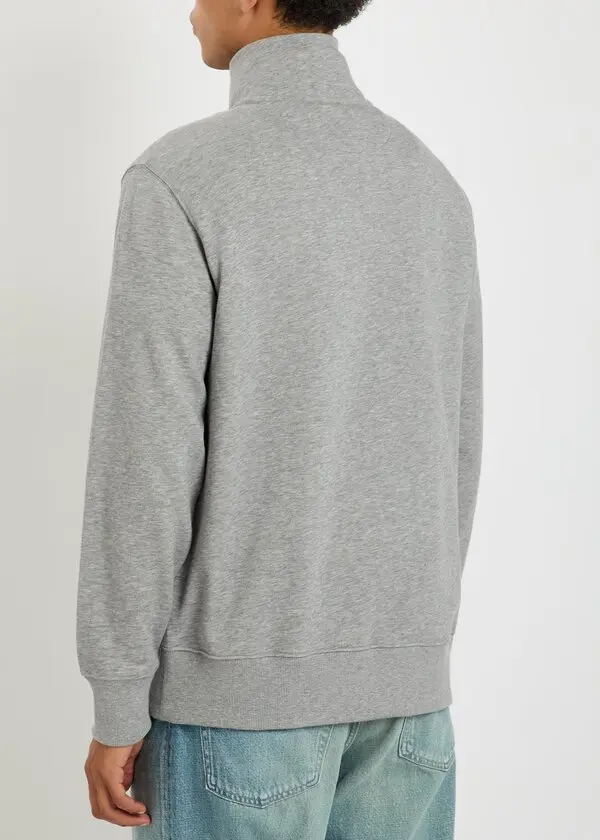 Gant Half-zip Cotton-blend Sweatshirt