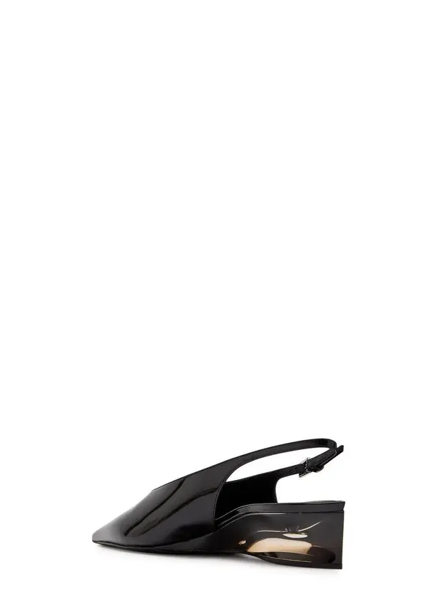 Alaïa Patent Leather Slingback Pumps