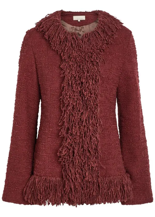 LIBEROWE Fringed Bouclé Jacket