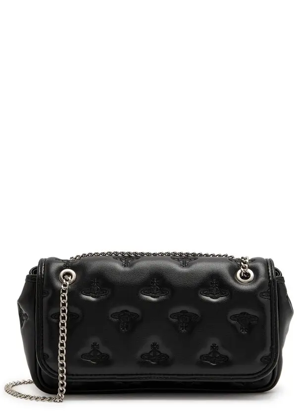 VIVIENNE WESTWOOD Grained Leather Cross-body Bag