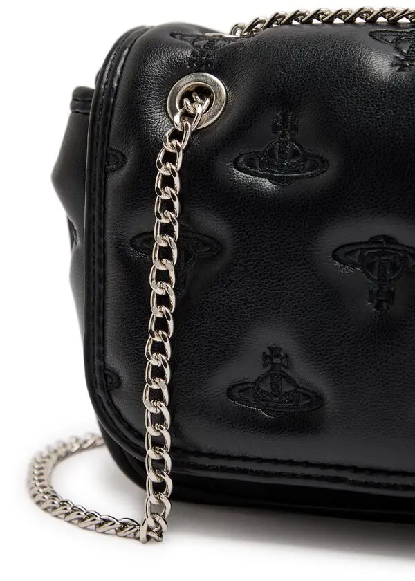 VIVIENNE WESTWOOD Grained Leather Cross-body Bag