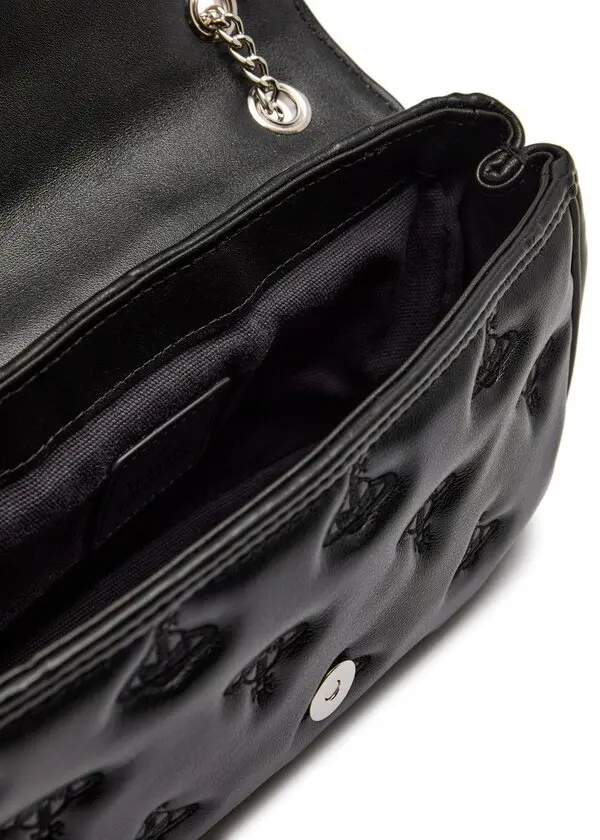 VIVIENNE WESTWOOD Grained Leather Cross-body Bag