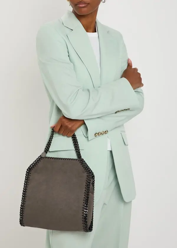 Stella McCartney Falabella Faux Suede Top Handle Bag