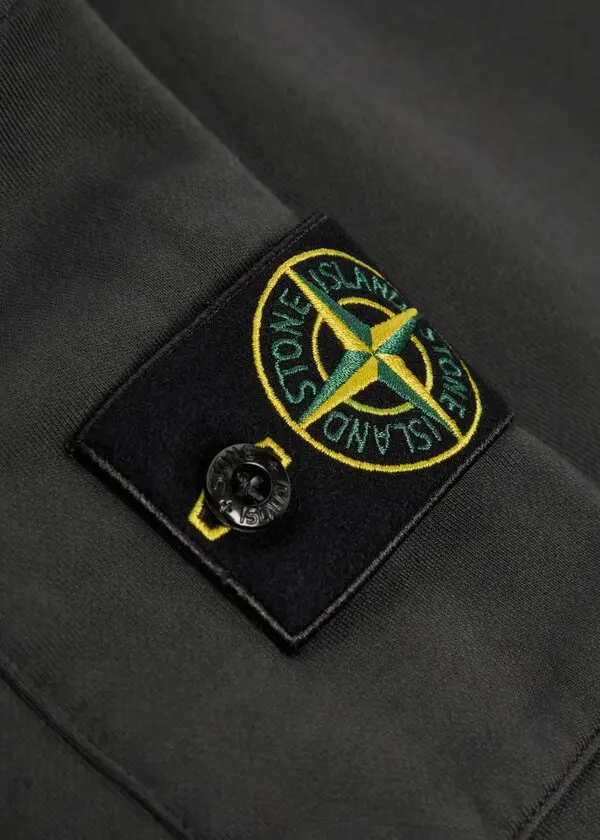Stone Island Logo Tapered-leg Cotton Sweatpants