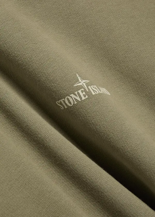 Stone Island Printed Cotton Sweatshirt