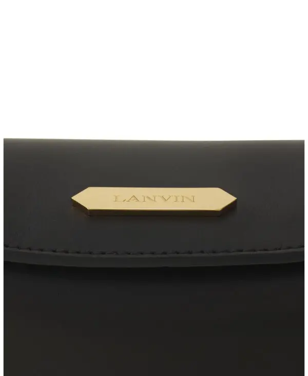 LANVIN Compagnon 16 Leather Bag - Black