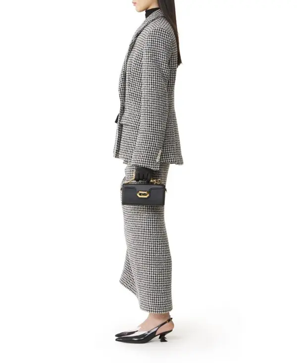 LANVIN Pencil Cat Nano Leather Bag