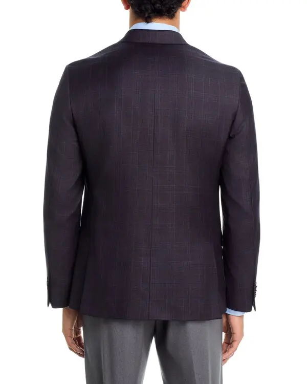 Bloomingdale'S Classic Plaid Wool Jacket