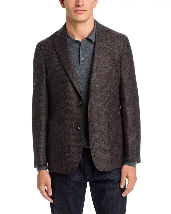 Bloomingdale'S Boucle Wool Blend Extra Soft Jacket