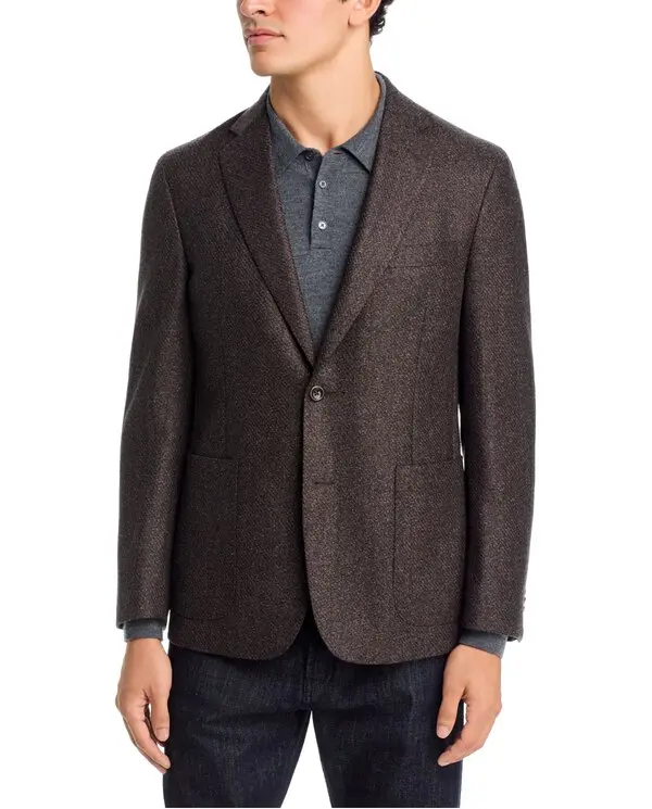 Bloomingdale'S Boucle Wool Blend Extra Soft Jacket