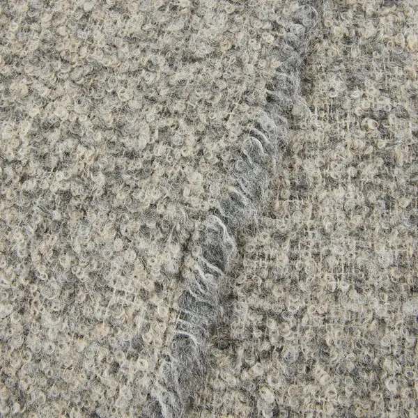 LANEROSSI Bogota Boucle Alpaca Throw Blanket - Grey Anthracite