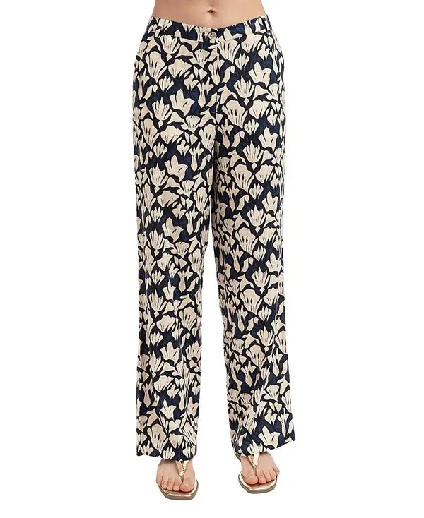 ELLE COLLECTION Printed Tailored Pants