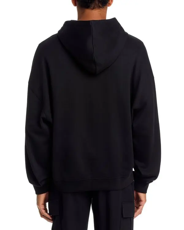 Hugo Darishood Cotton Logo Graphic Drawstring Hoodie