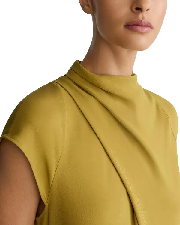 REISS The Alma Gathered Midi Dress