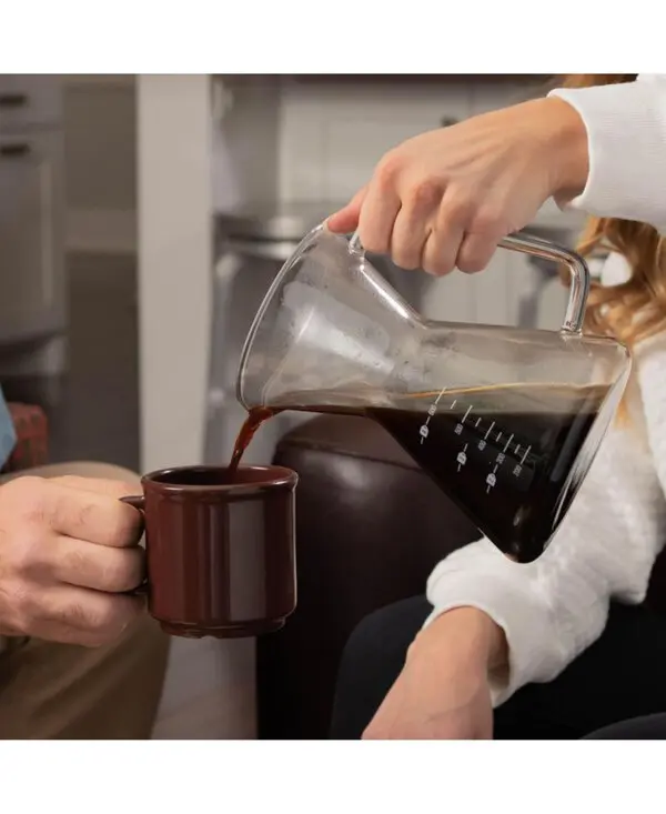 THE LONDON SIP Glass Pour Over Carafe, 600 Ml