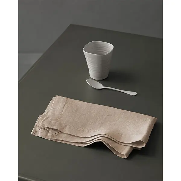 SOCIETY LIMONTA Tab Linen Napkin - Guscio