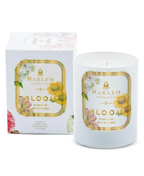 HARLEM CANDLE CO. Bloom Luxury Candle, 11 Oz