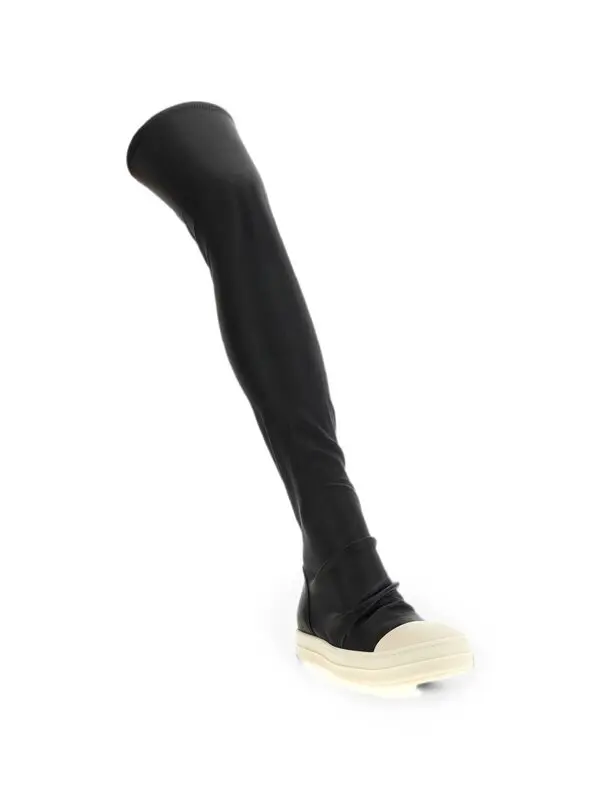 Rick Owens Leather Boots - Black