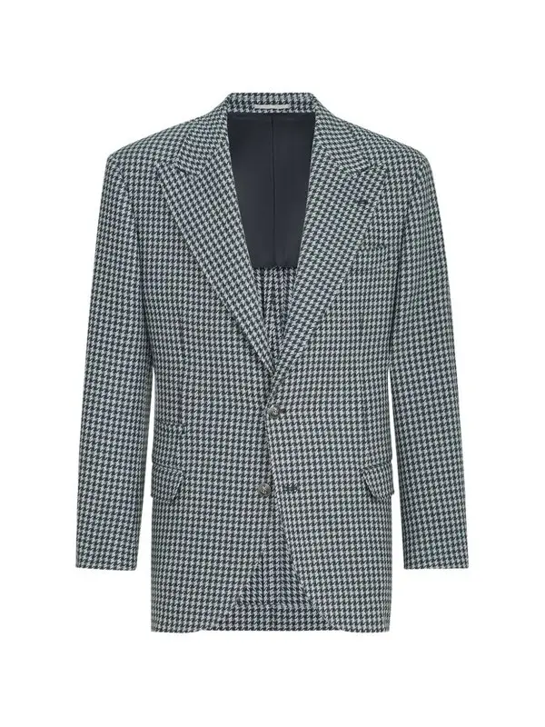Brunello Cucinelli Cashmere Single-breasted Jacket - Blue