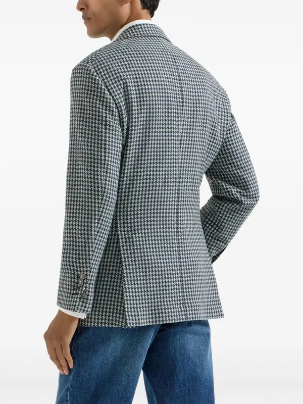 Brunello Cucinelli Cashmere Single-breasted Jacket - Blue
