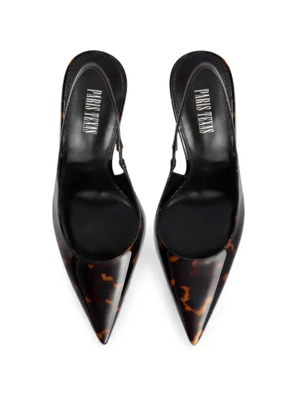 Paris Texas Lidia Patent Leather Slingback Pumps