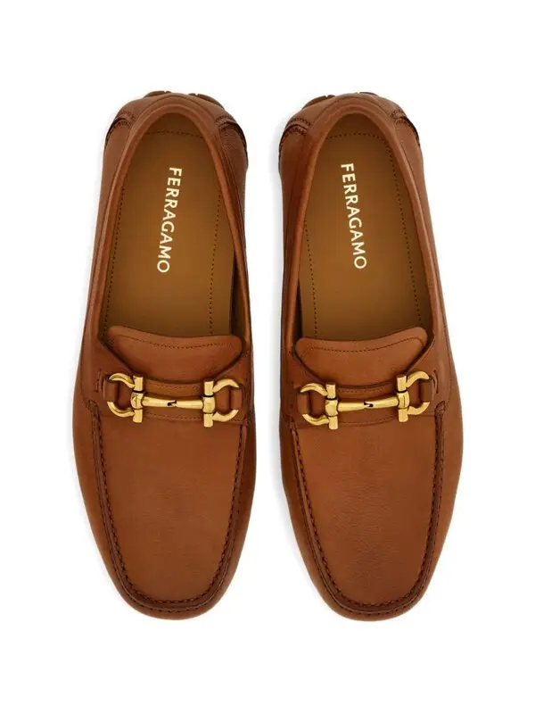 FERRAGAMO Leather Driver Shoes