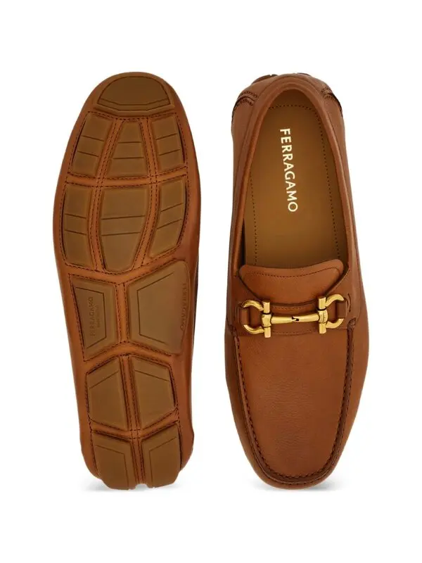 FERRAGAMO Leather Driver Shoes