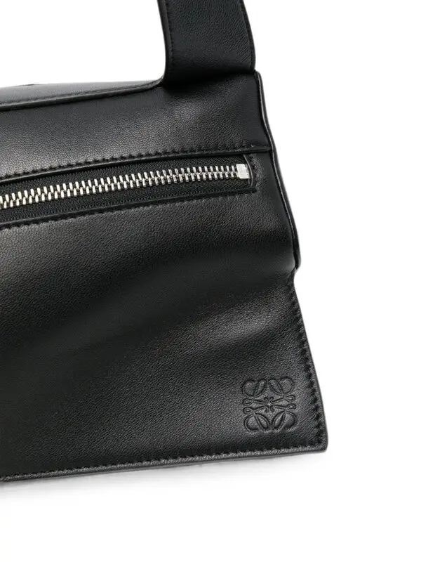 Loewe Featherlight Leather Sling Bag - Black