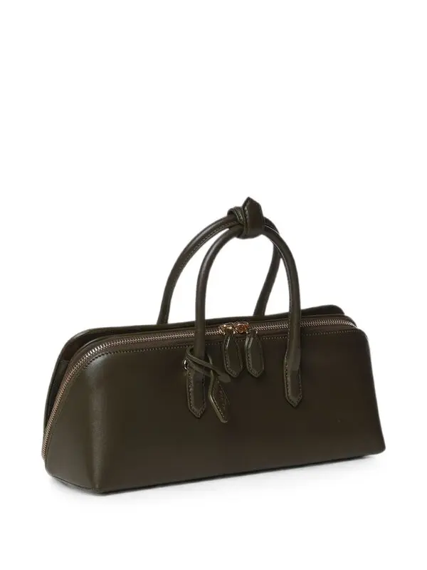 Alaïa Delta Leather Handbag - Green