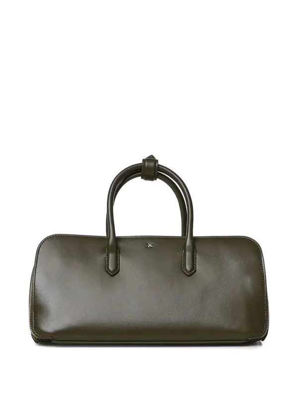 Alaïa Delta Leather Handbag - Green