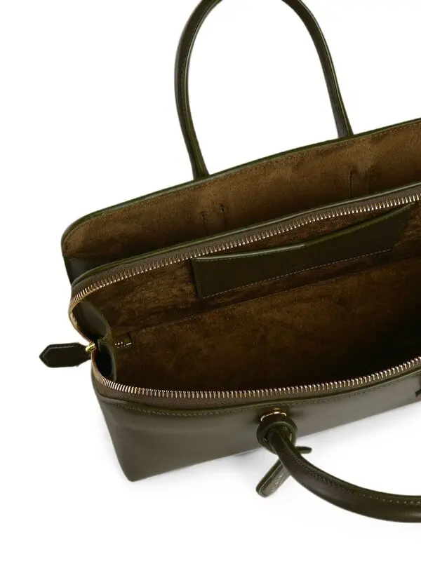 Alaïa Delta Leather Handbag - Green