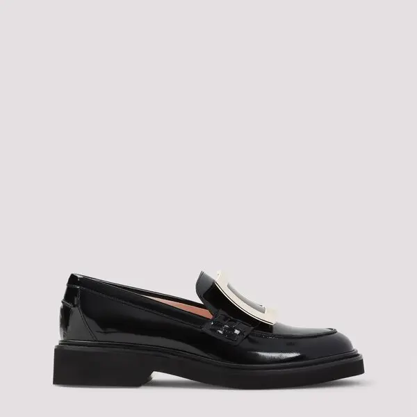 ROGER VIVIER Viv' Rangers Leather Loafers